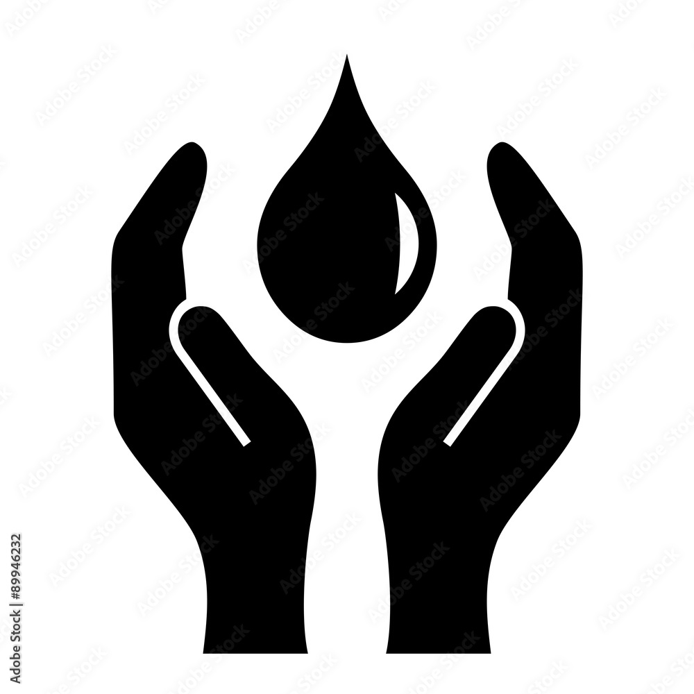 Save water symbol Stock Vector | Adobe Stock