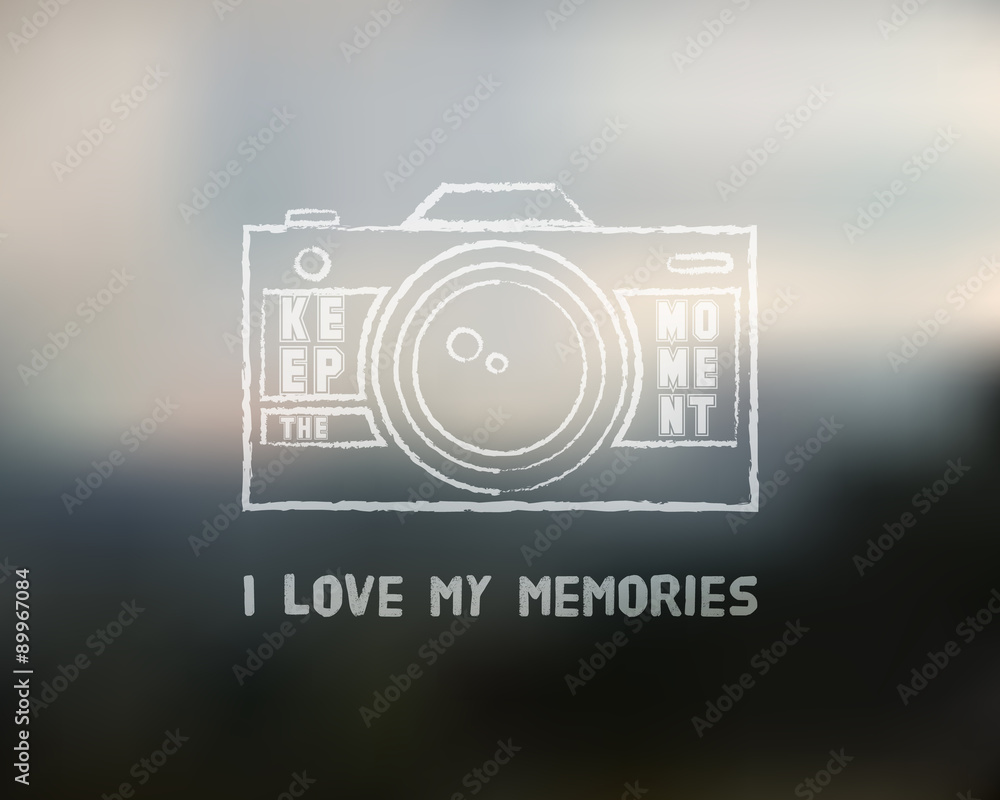 Shutter Icon or logo design template with key words. Camera and Stock ...