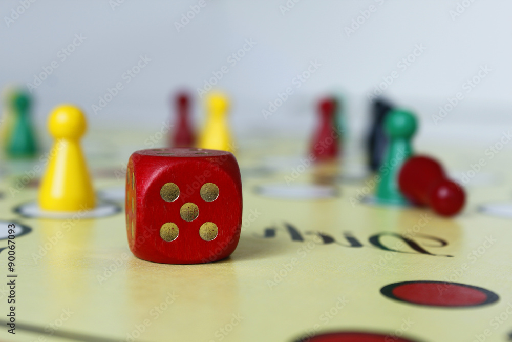Spiel game play Mensch figur spielfigur Glück Stock-Foto | Adobe Stock
