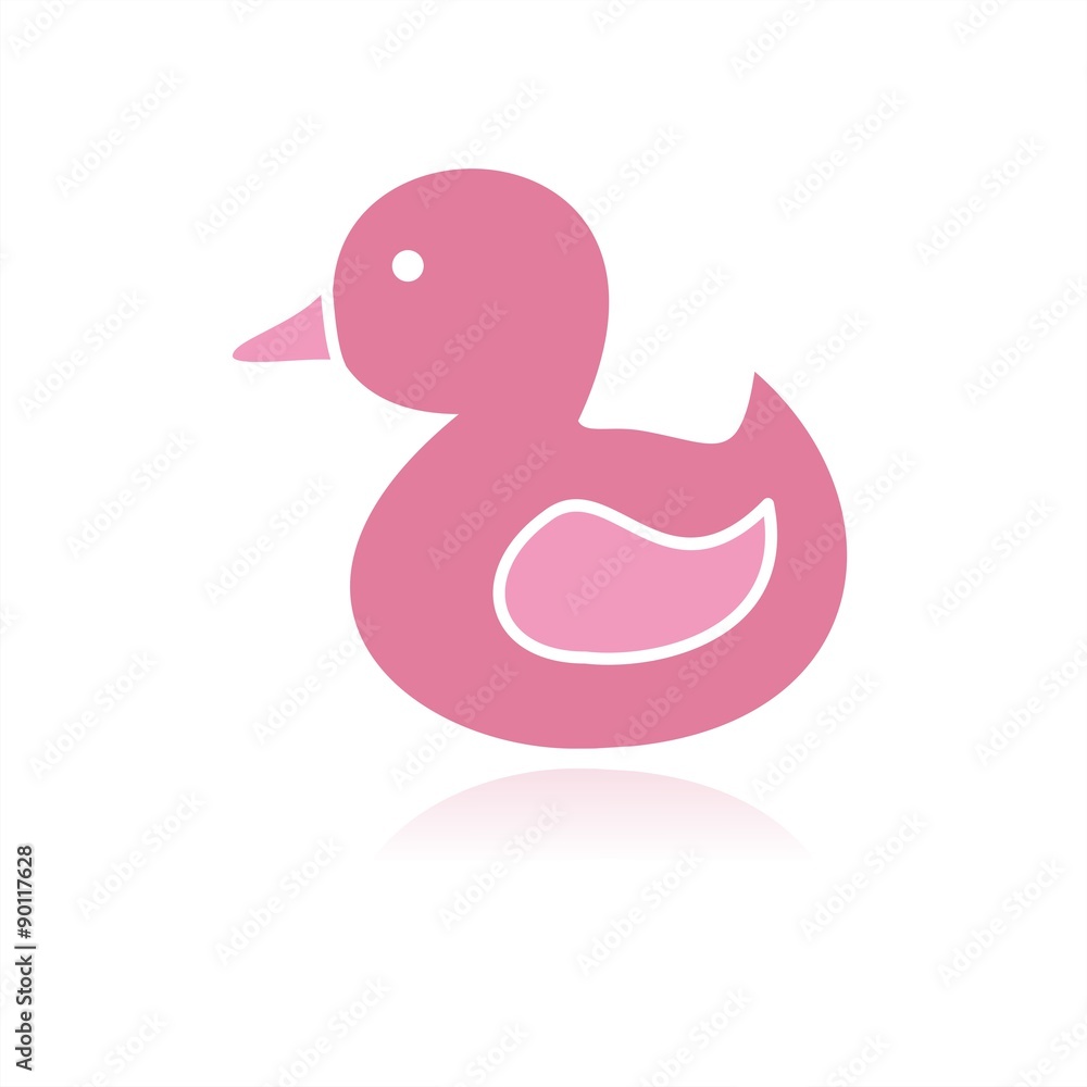 Icono Patito ROSA Stock Vector | Adobe Stock