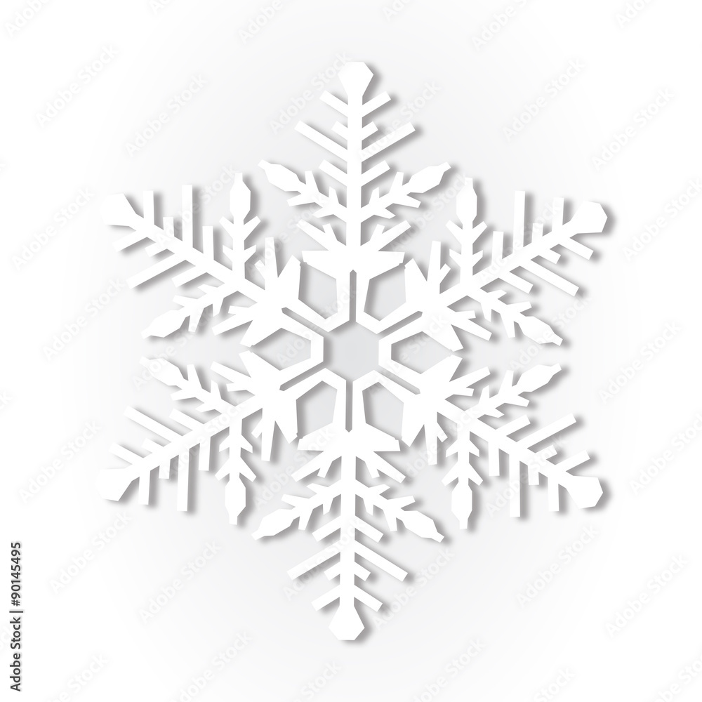 Vecteur Stock Flocon de neige | Adobe Stock