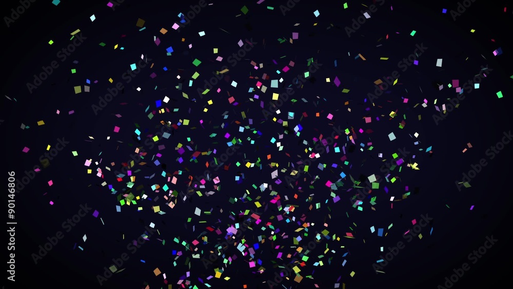 explosion of confetti Stock Video | Adobe Stock