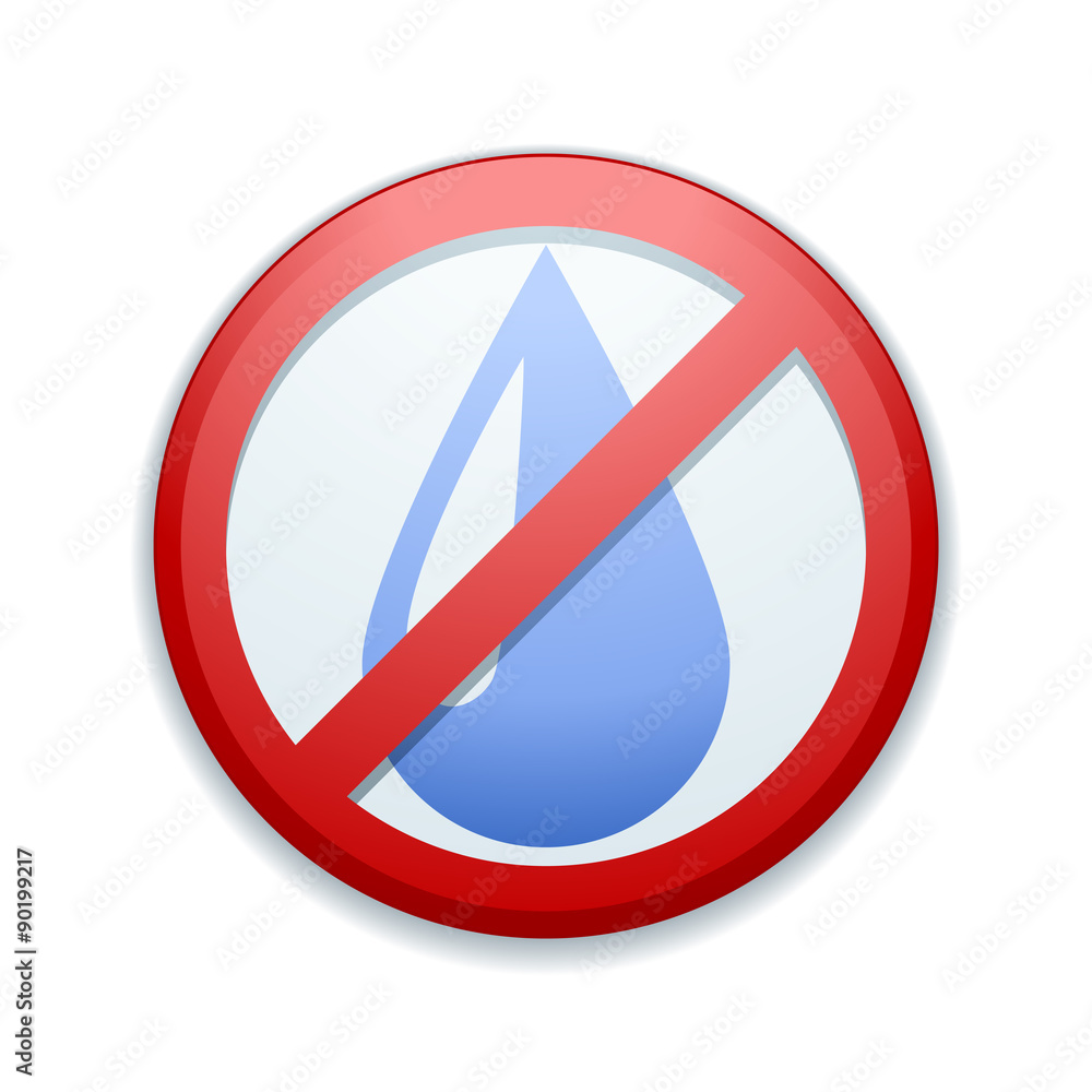 Drop Stop sign Stock Vector | Adobe Stock