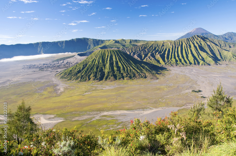 Bromo Tengger Semeru National Park in East Java, Indonesia - There are ...