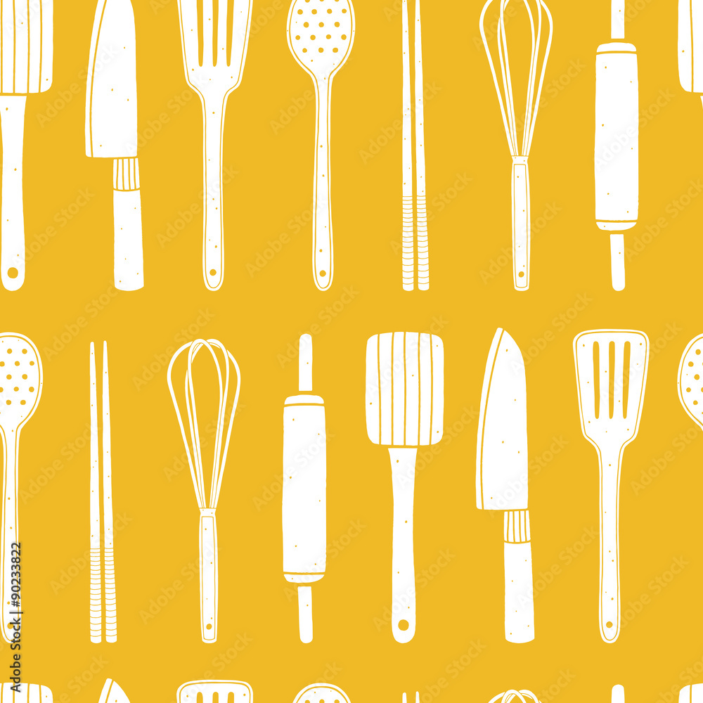 Cooking Utensils Yellow