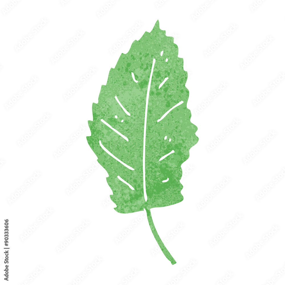 cartoon leaf symbol Stock Vector | Adobe Stock