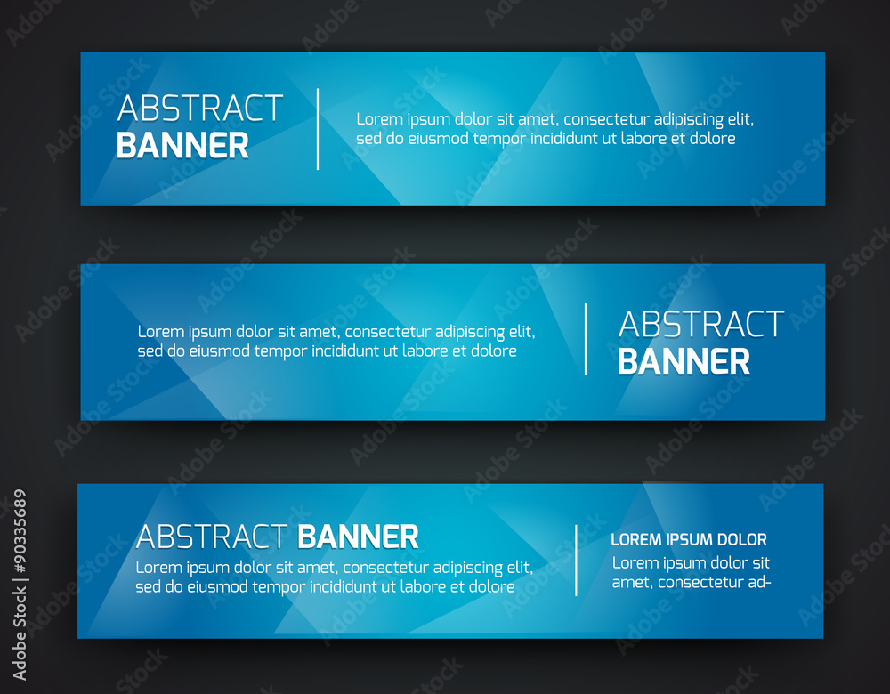 Abstract banner design Stock Vector | Adobe Stock