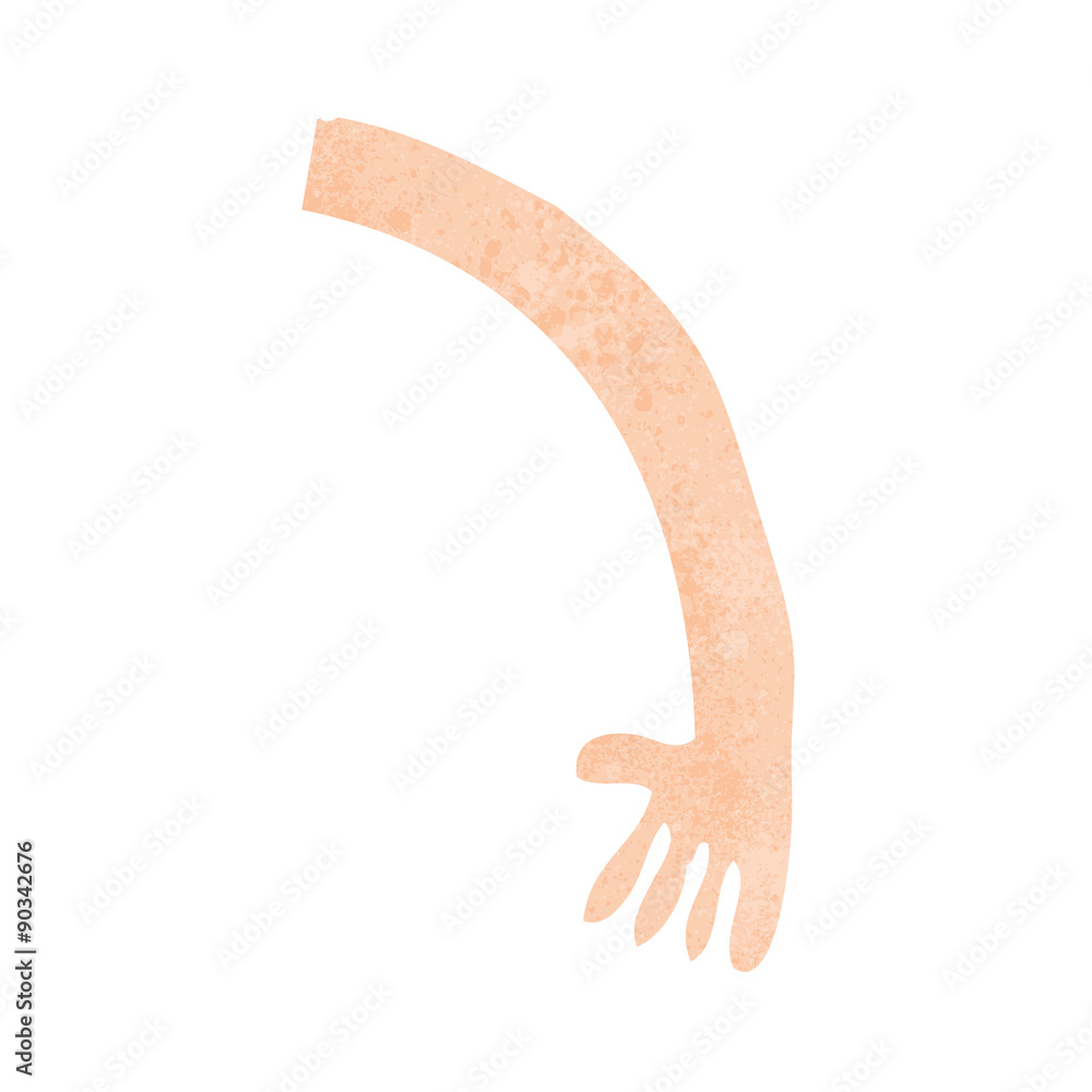 cartoon arm Stock Vector | Adobe Stock