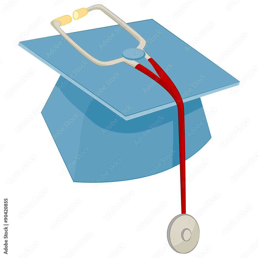 Medical Graduate Symbol Stock Vector | Adobe Stock