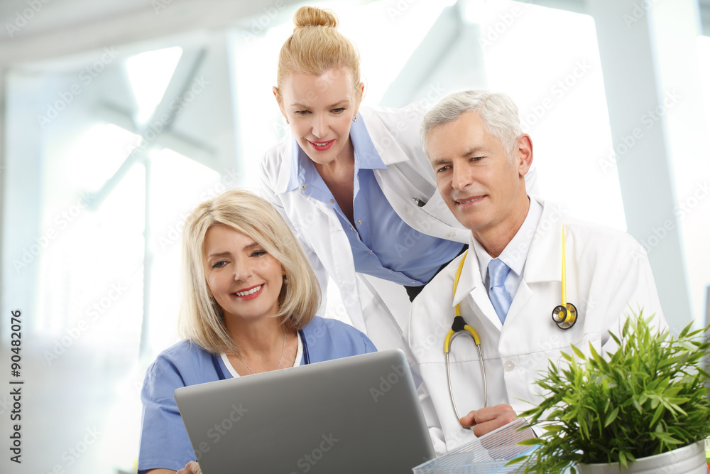 Medical team at hospital Stock Photo | Adobe Stock