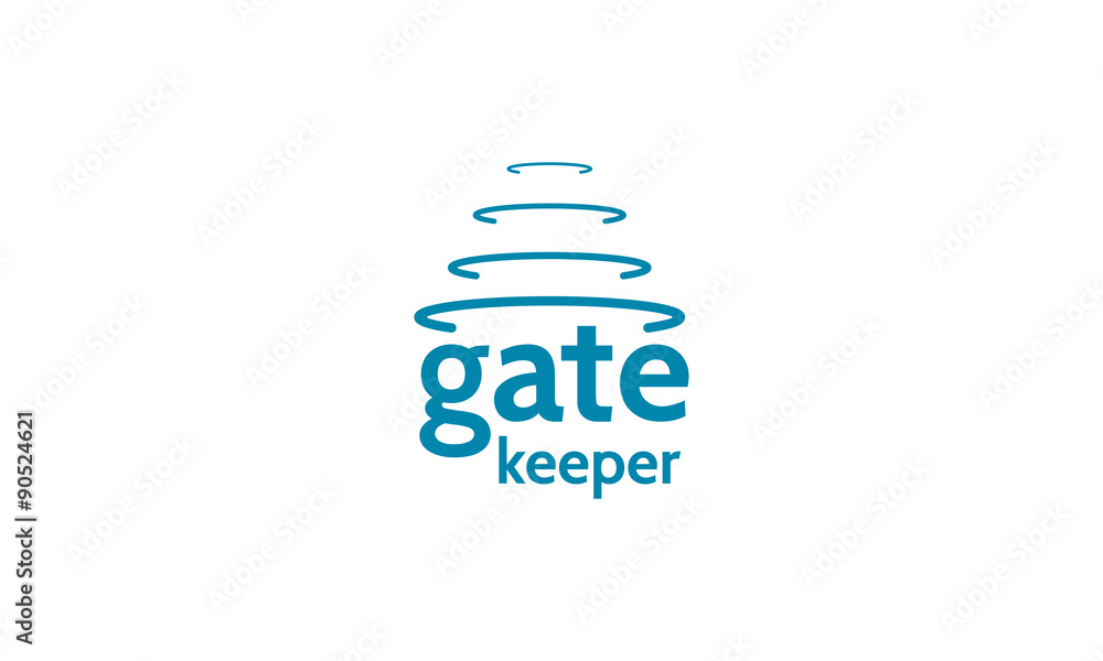 Logo concept "Gate Keeper" Stock Vector | Adobe Stock