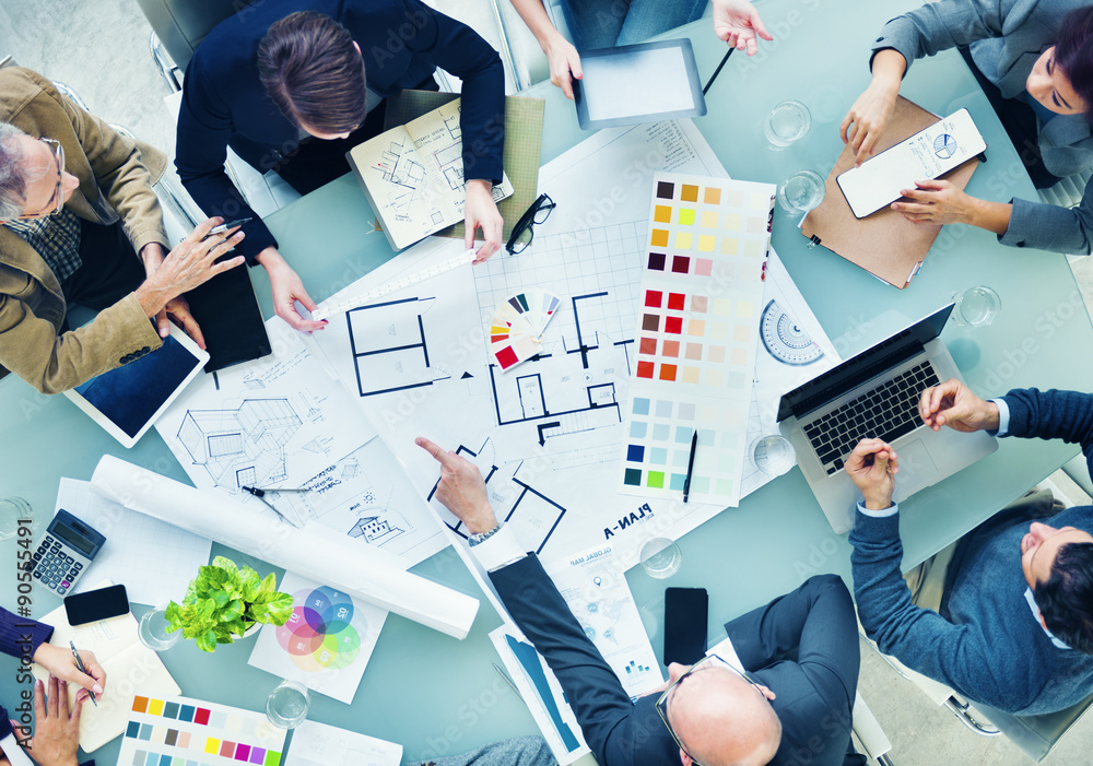 Design Team Planning New Project Teamwork Concept Stock Photo | Adobe Stock