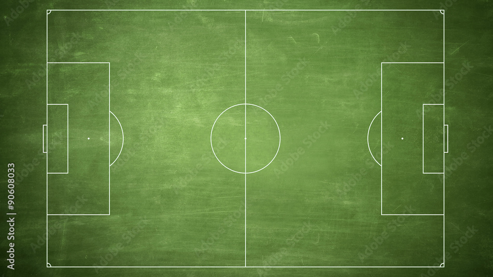 soccer field diagram line Stock Photo | Adobe Stock