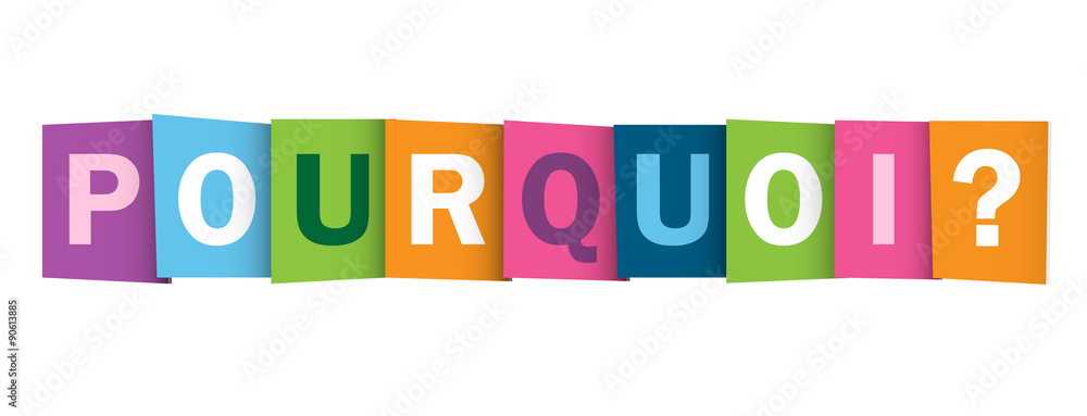 « POURQUOI ? » Icône Vecteur Stock-Vektorgrafik | Adobe Stock
