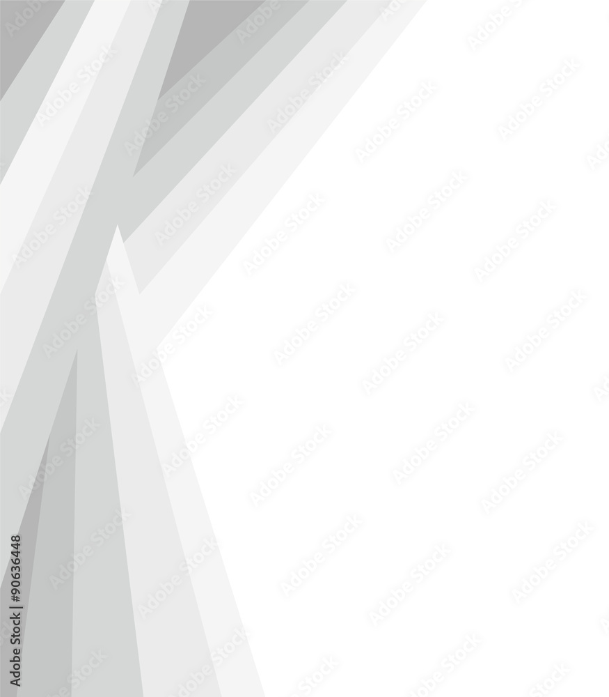 Grey striped geometric corner frame border with copy space for the text ...