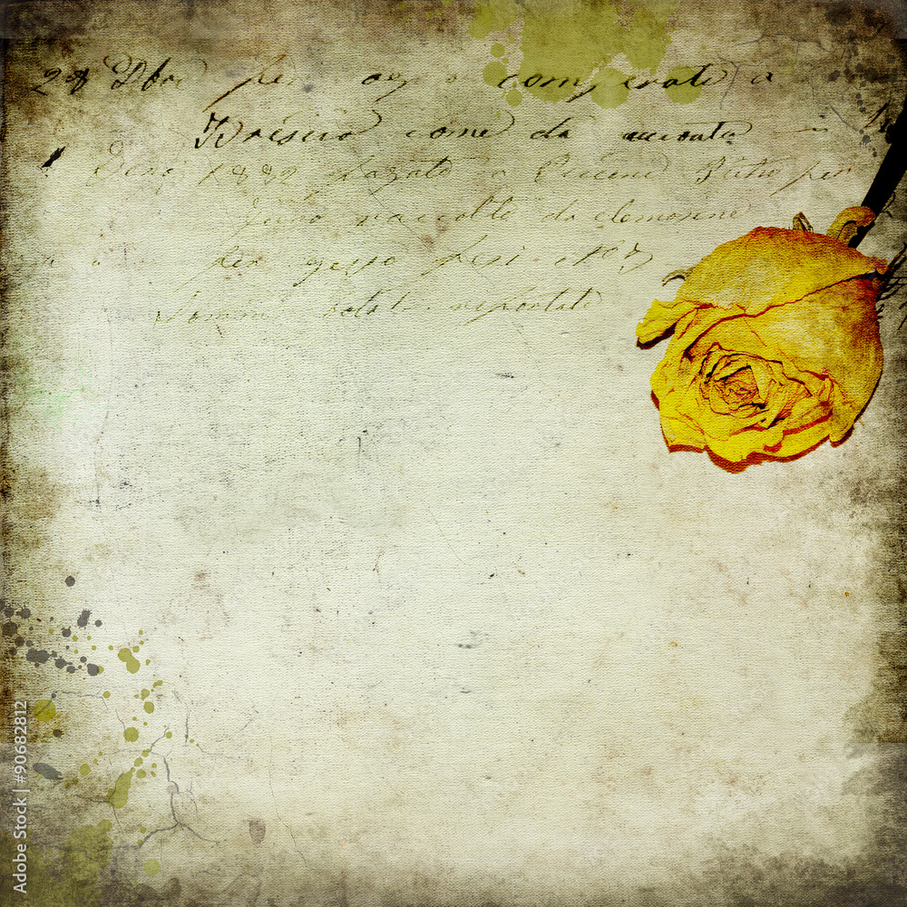 Vintage Writing Wallpaper