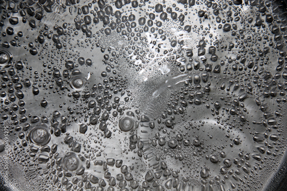 Poster background, texture: close-up bubbles of boiling water – Wall ...