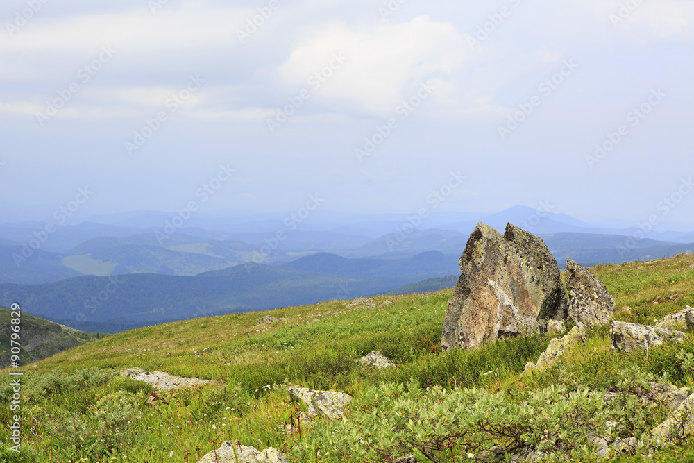 Beautiful scenery top of ridge Iolgo. Stock Photo | Adobe Stock