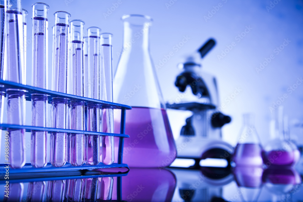 Laboratory Glassware Wallpaper