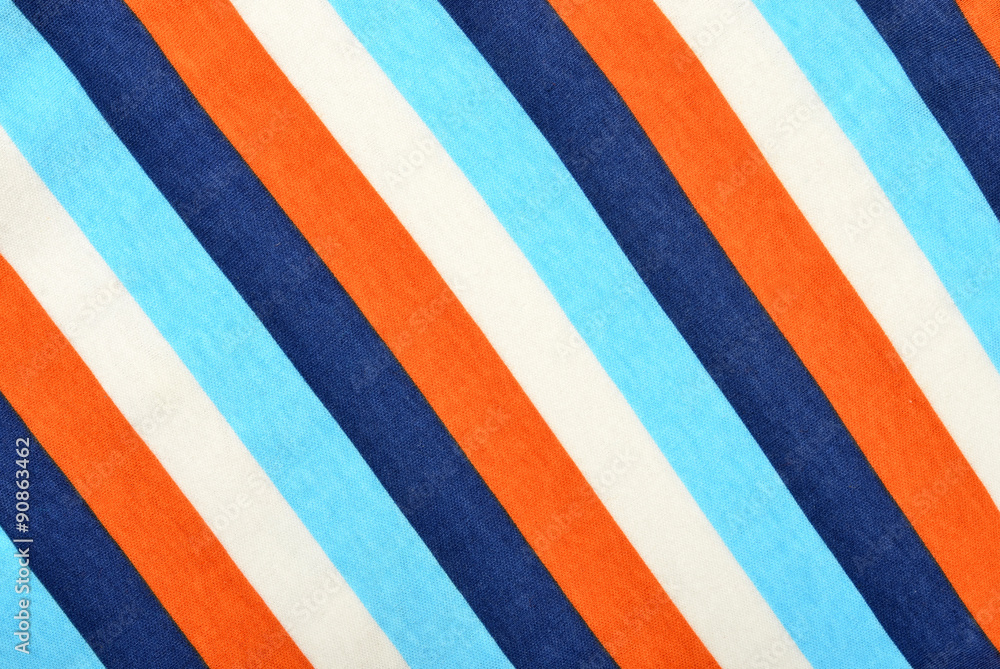 Blue and orange with white striped background. Diagonal stripes pattern ...