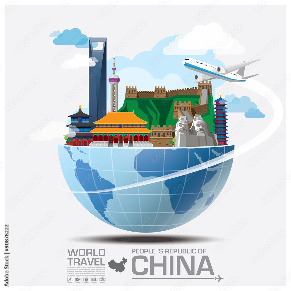 China Landmark Global Travel And Journey Infographic Stock Vector ...