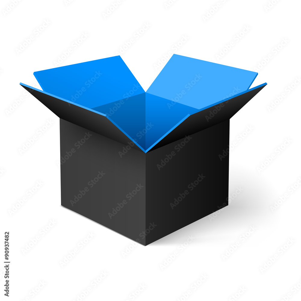 Opened box Stock Vector | Adobe Stock