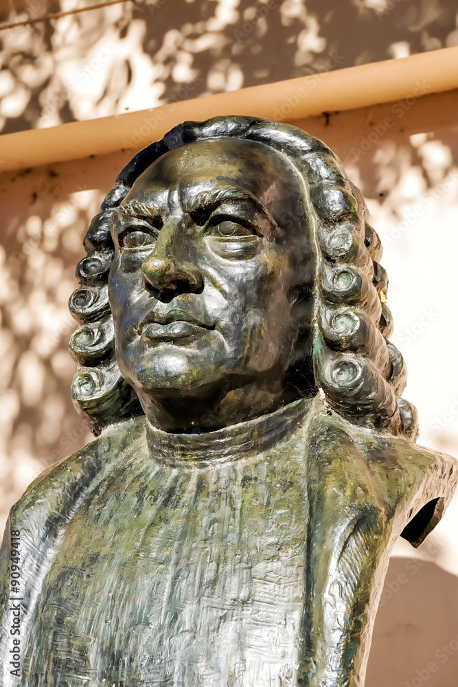 Weimar Bach-Denkmal Stock-Foto | Adobe Stock