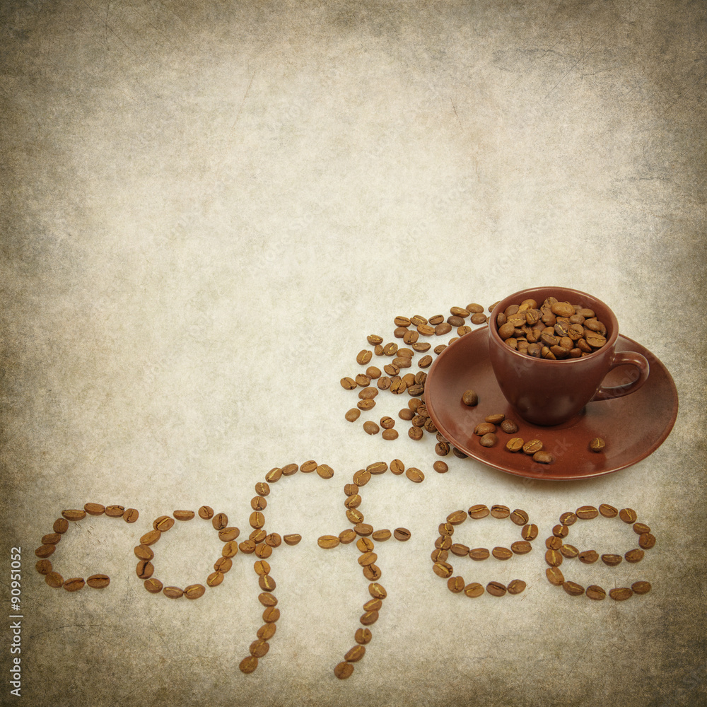 Vintage coffee background Stock Photo | Adobe Stock