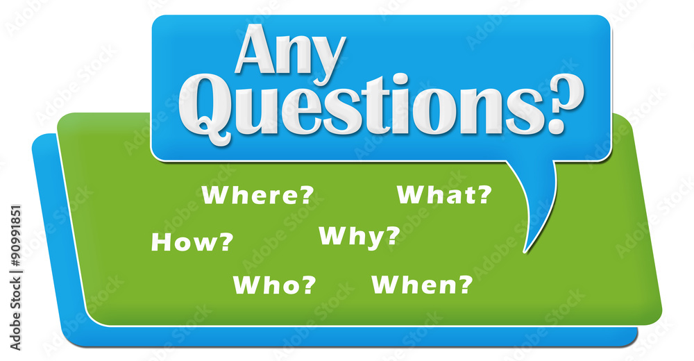 Any Questions Comment Symbol Block Stock Illustration | Adobe Stock