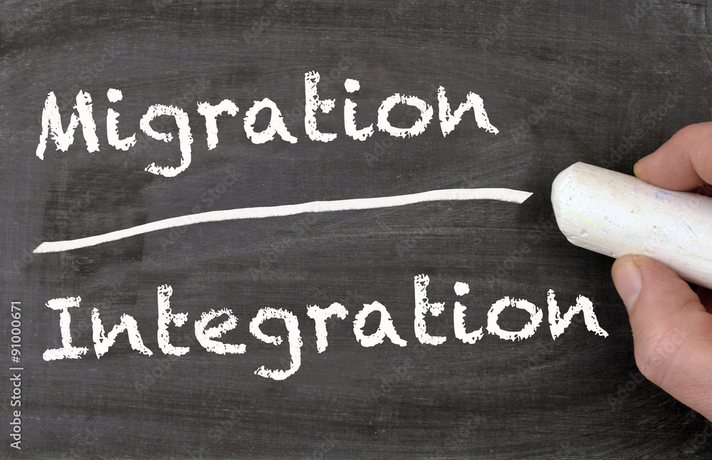 Migration Integration Tafel Stock-Foto | Adobe Stock Migration Integration Tafel Stock-Foto | Adobe Stock