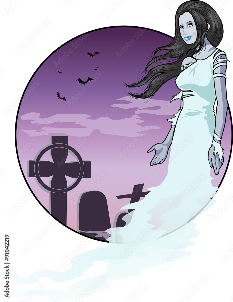 Beautiful Ghost Woman