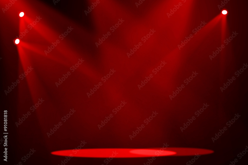 Red stage light background Stock Illustration | Adobe Stock