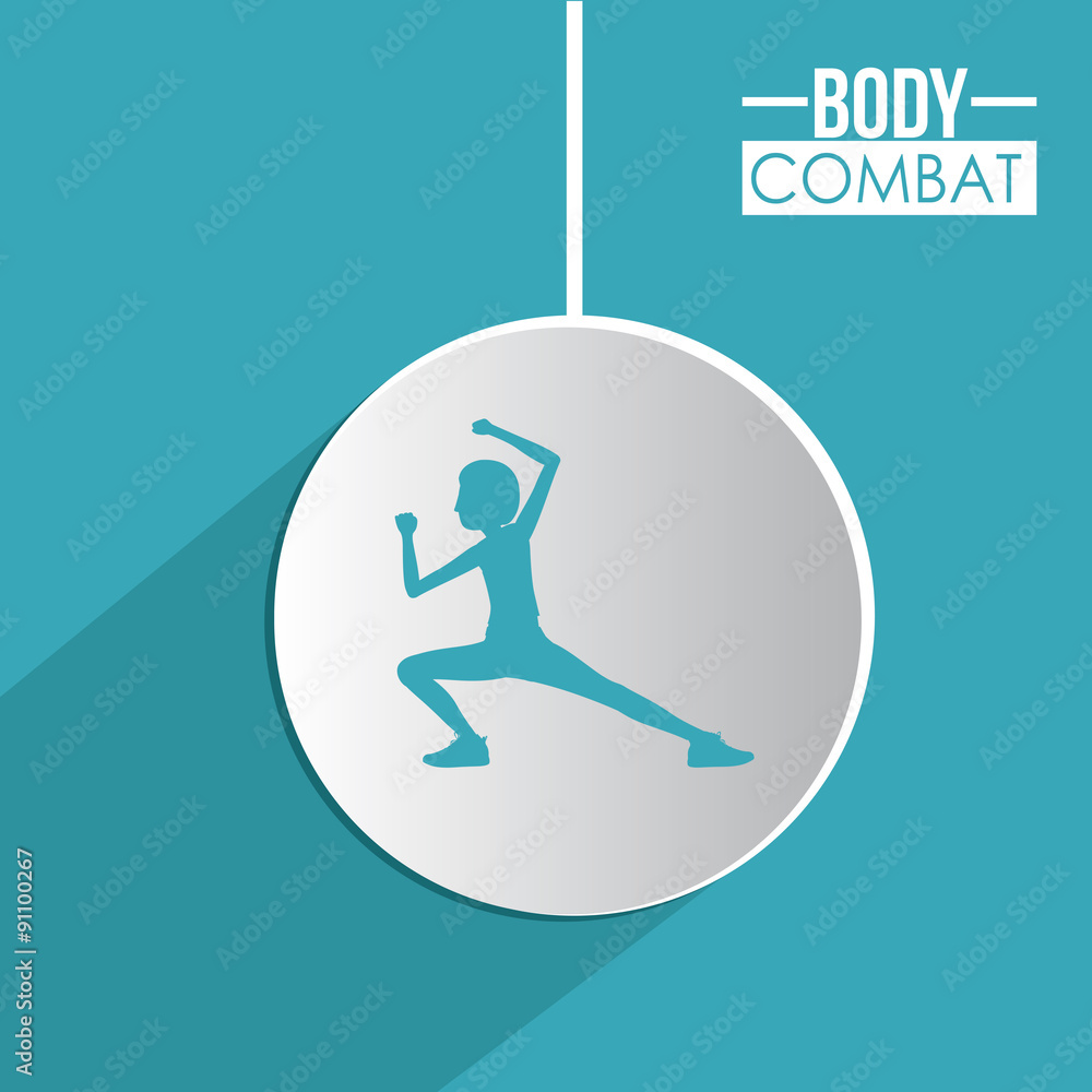 Bodycombat design Stock Vector | Adobe Stock