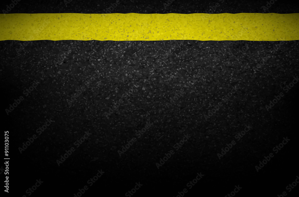 Asphalt texture with road markings background, illustration vect Stock ...