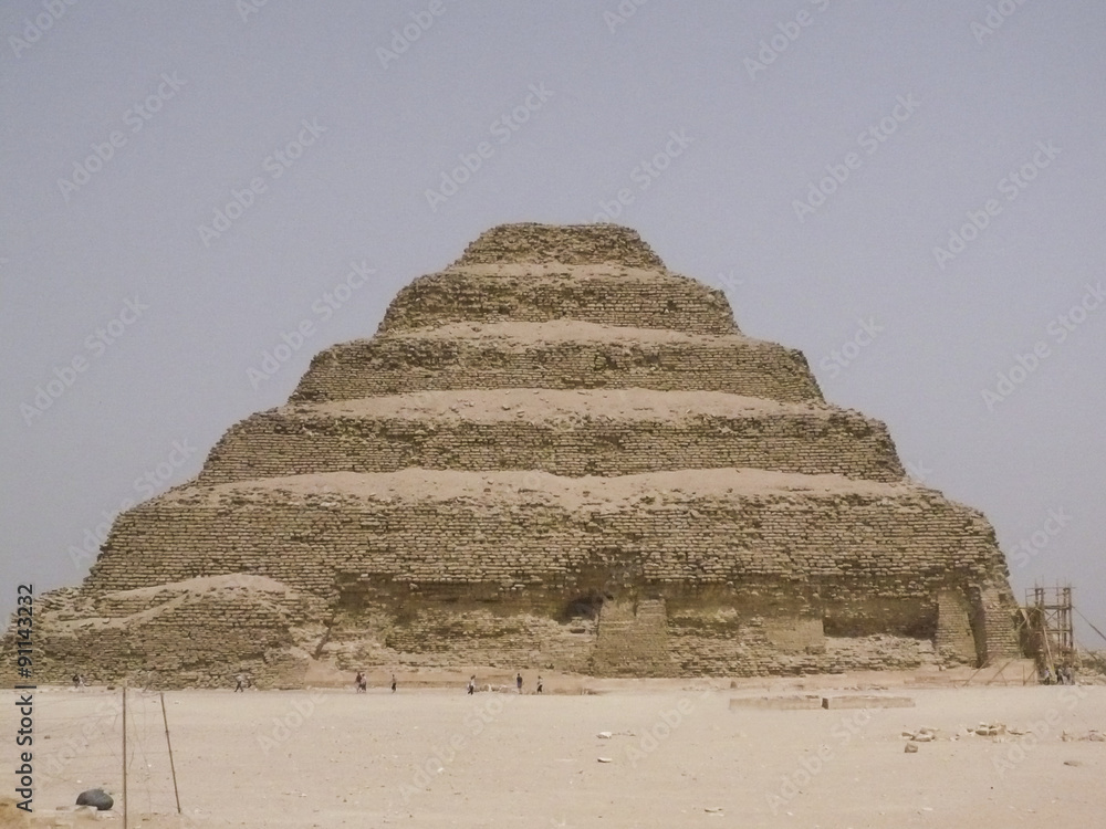 Piramide di Djoser (piramide a gradoni), i resti archeologici della ...