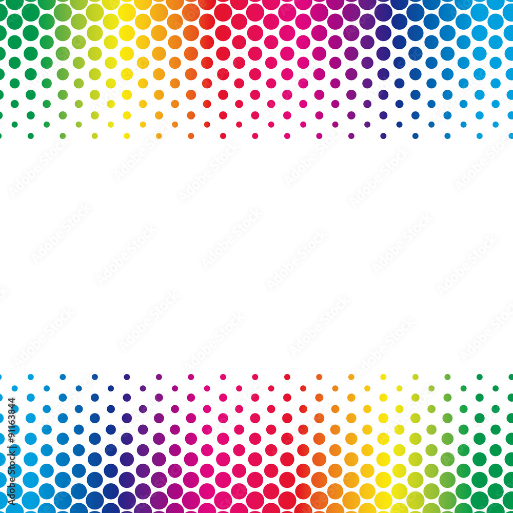 Rainbow Polka Dots Wallpaper