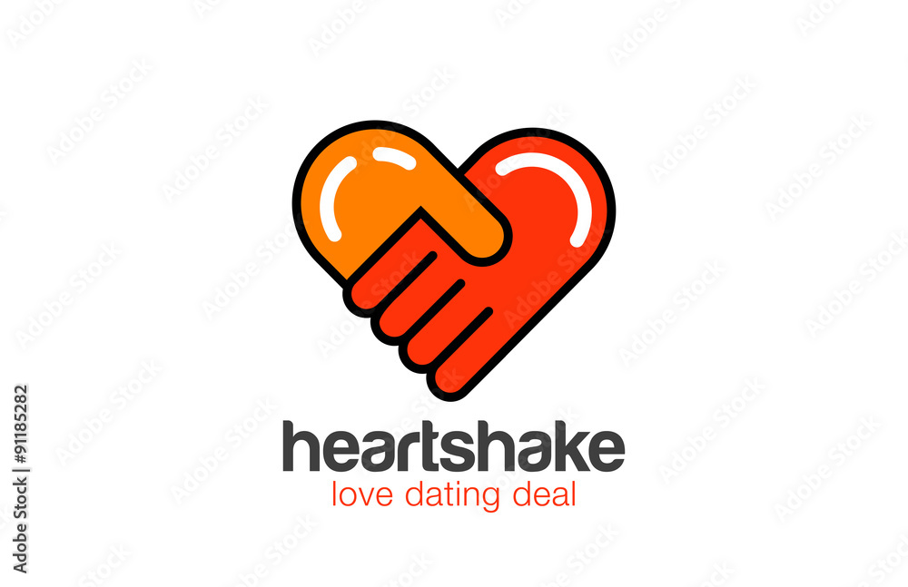 Heart Handshake Logo