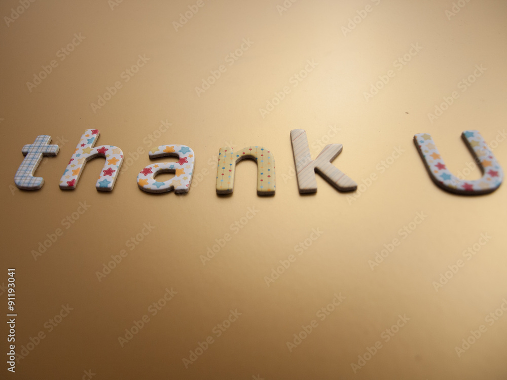 thank U Stock Photo | Adobe Stock