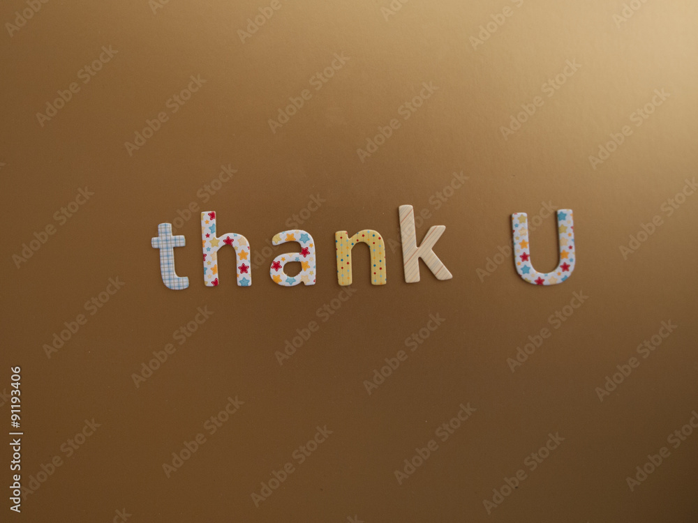thank U Stock Photo | Adobe Stock