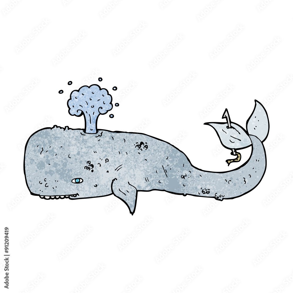 cartoon whale Stock Vector | Adobe Stock