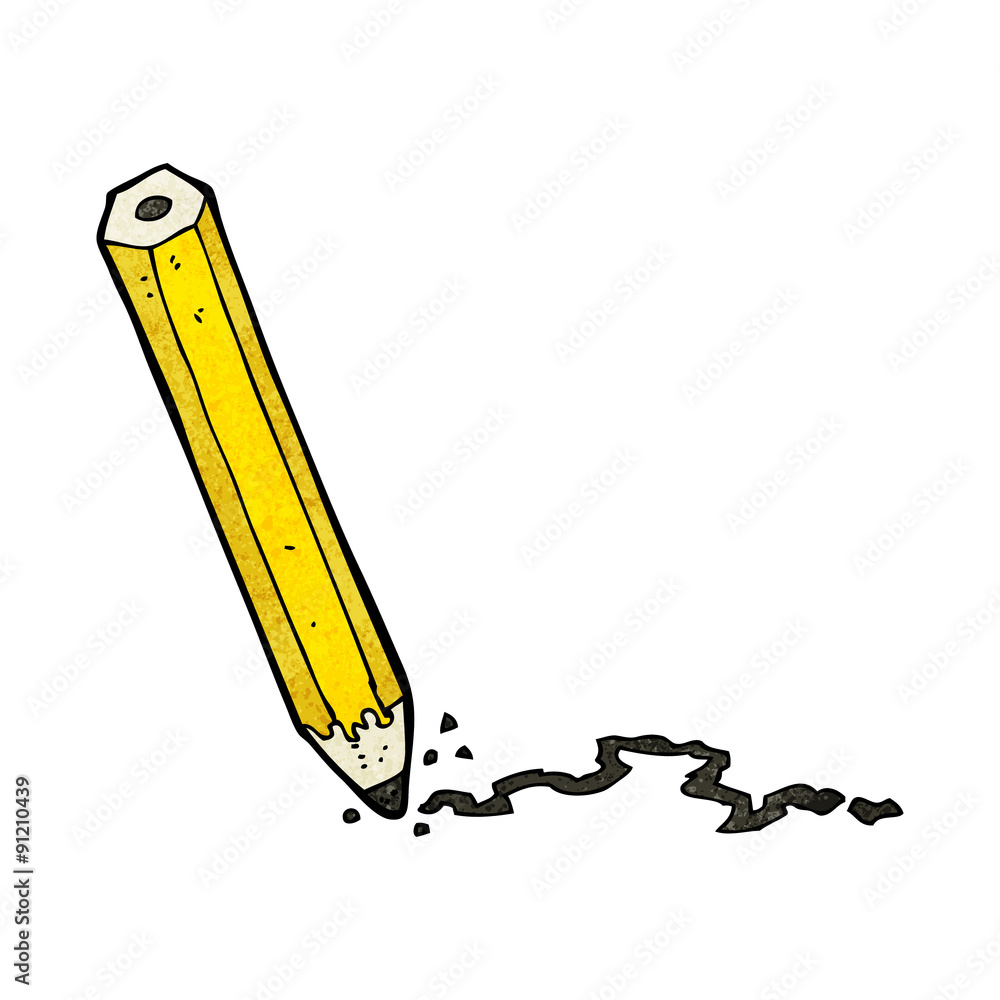 cartoon pencil Stock Vector | Adobe Stock
