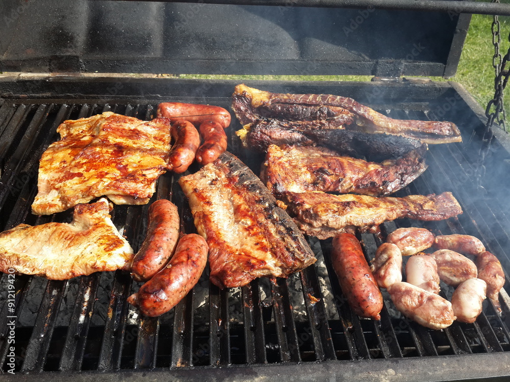 Asado de Argentina foto de Stock | Adobe Stock