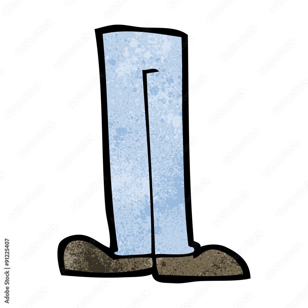 cartoon legs Stock Vector | Adobe Stock