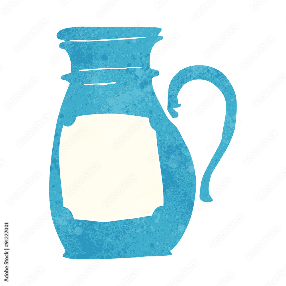 cartoon jug Stock Vector | Adobe Stock