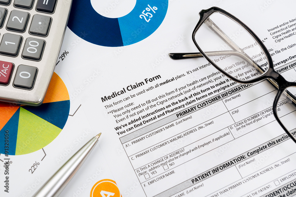 Health-insurance claim form Stock Photo | Adobe Stock