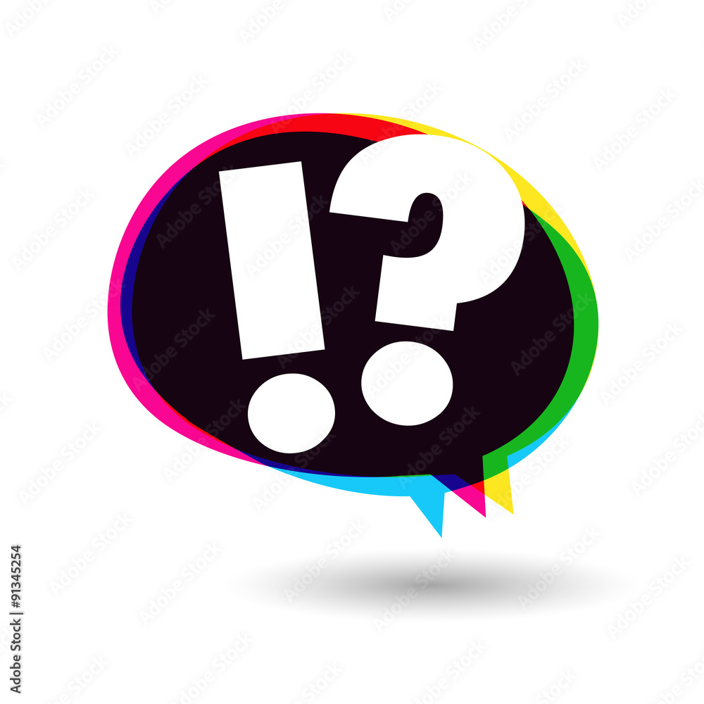 Point d'interrogation / Interrogation point ? Stock Vector | Adobe Stock