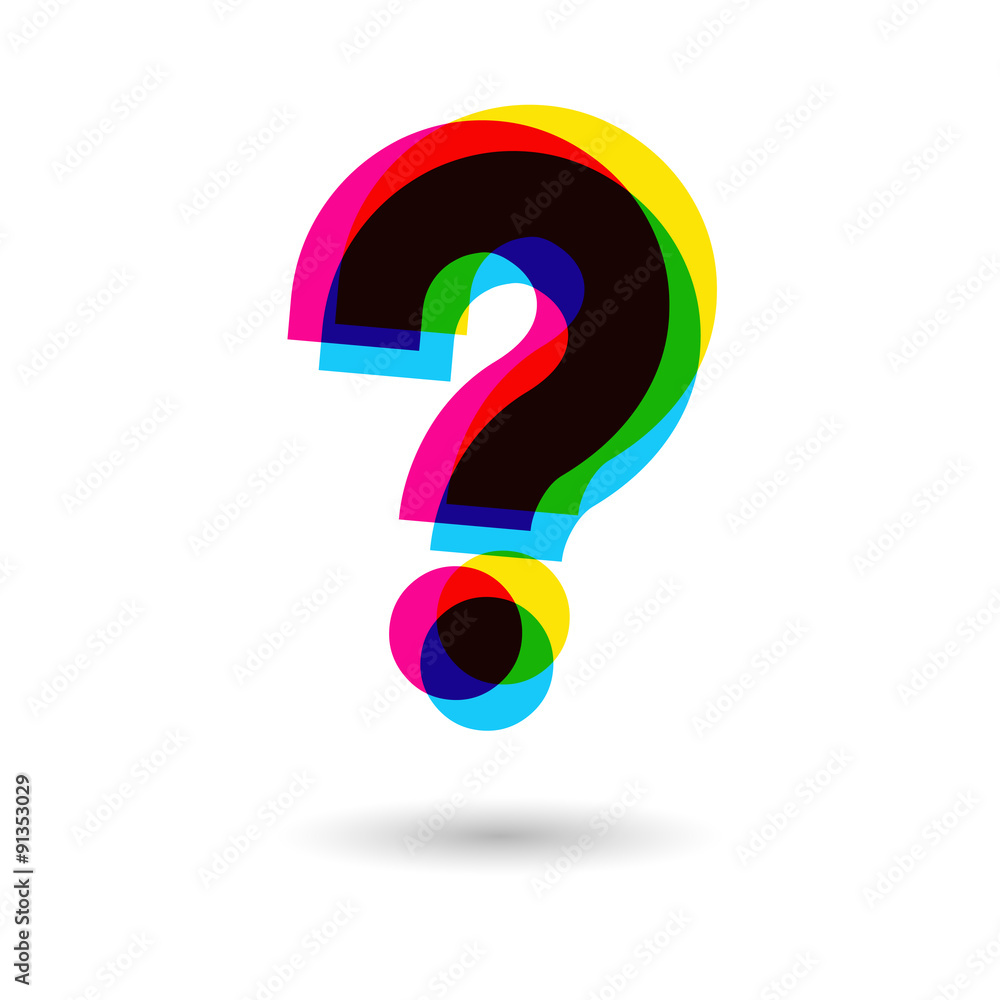 Point d'interrogation / Interrogation point ? Stock Vector | Adobe Stock
