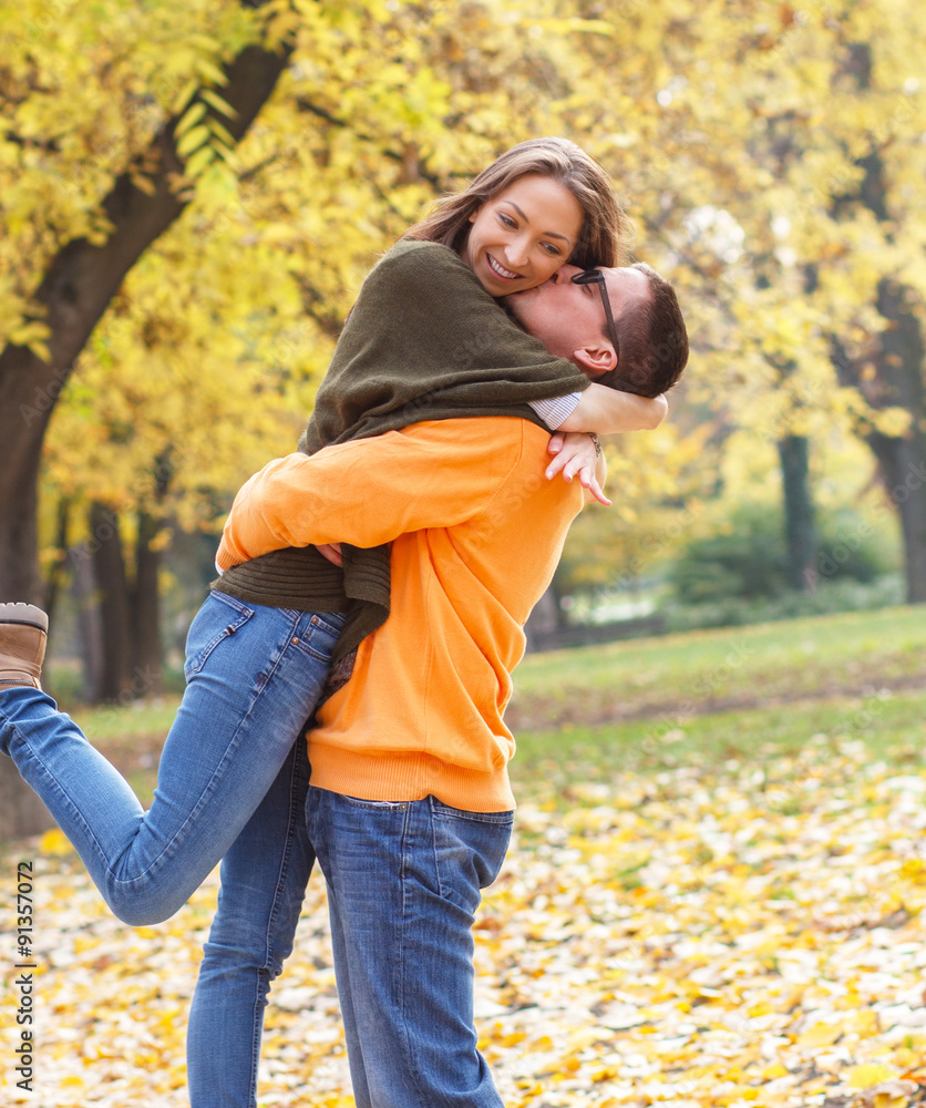 Girlfriend And Boyfriend Hugging