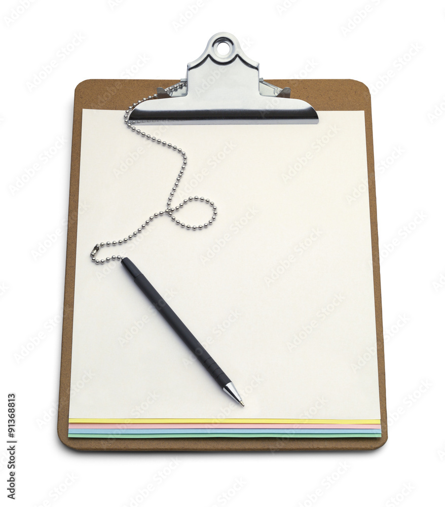 Clipboard Blank Form foto de Stock | Adobe Stock