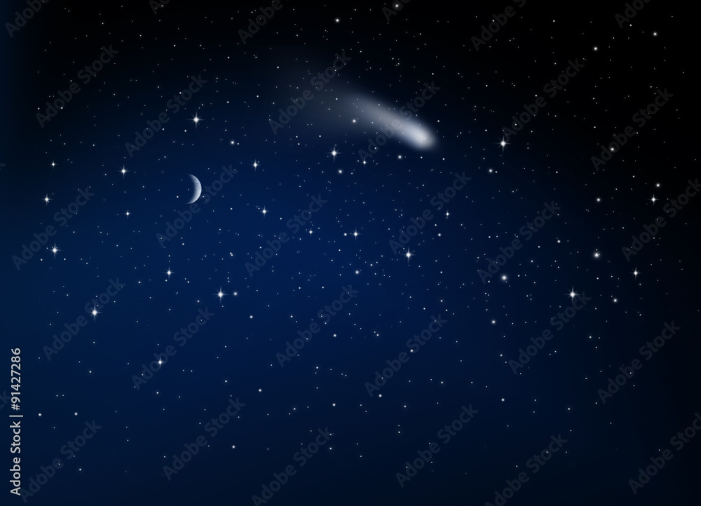 Sternenhimmel Stock-Illustration | Adobe Stock